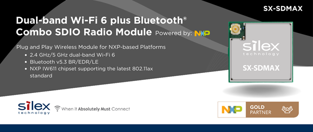 Silex Achieves NXP Gold Partner Status